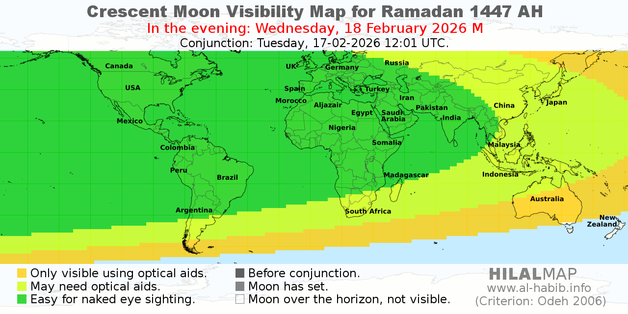 Ramadan 2026 CE (1447 AH) Prayer Timetable