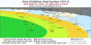 Daftar Peta Visibilitas Hilal Tahun 1357 Hijriyah | Alhabib - Mewarnai ...