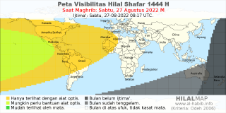 Daftar Peta Visibilitas Hilal Tahun 1444 Hijriyah | Alhabib - Mewarnai ...